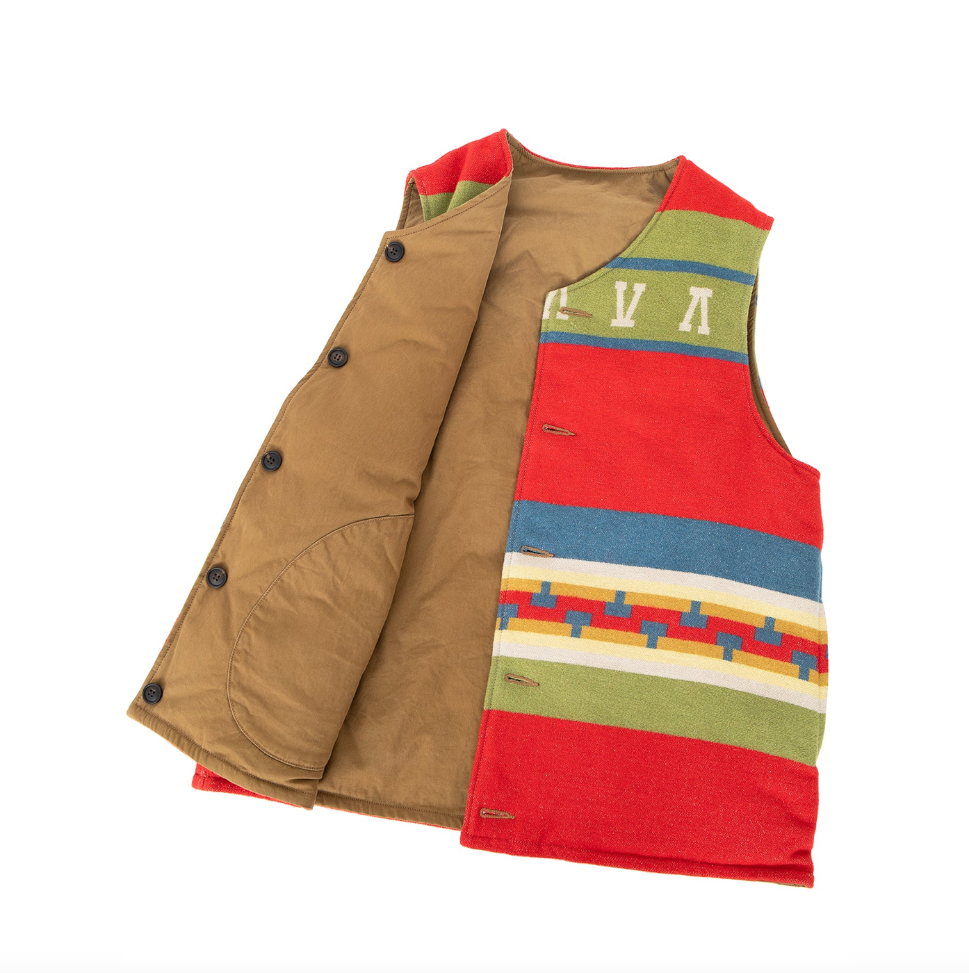 VISVIM KORA REVERSIBLE DOWN VEST - RED – Creme321
